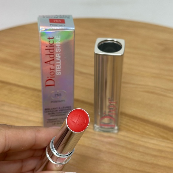 Dior | Makeup | Dior Addict Stellar Shine 753 Positivity Lipstick New | Poshmark